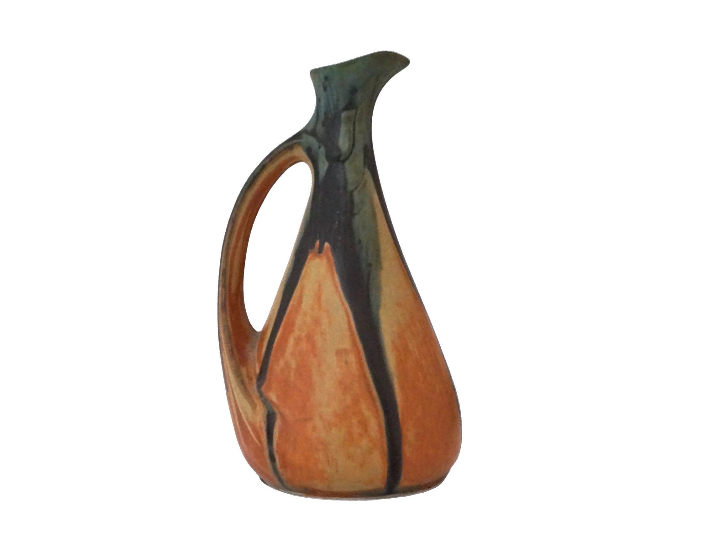 French Art Deco Pottery Water Jug by the Designer Denbac Fine Art ...