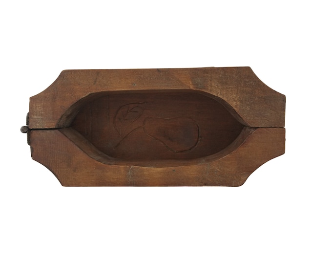 Antique Carved Wood Butter Mold Rustic French Kitchen Decor - Etsy