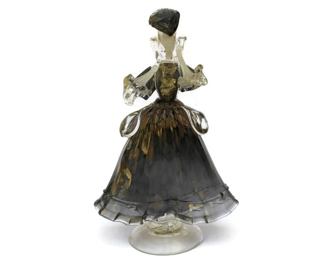 Mid Century Murano Glass Sculpture Lady Figurine. Blown Glass - Etsy