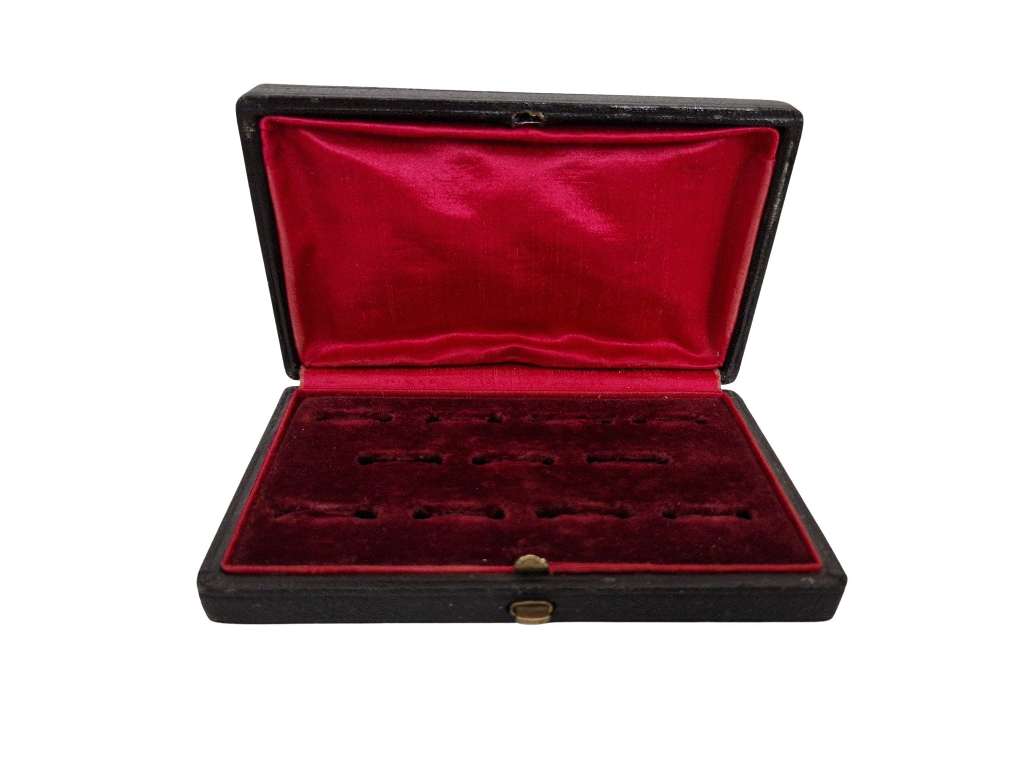 Antique French Ring Box Victorian Jewelry Storage Case