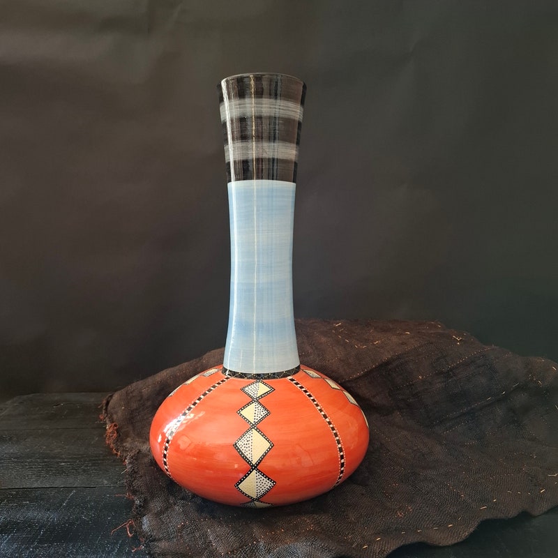 African Tribal Vase - Etsy