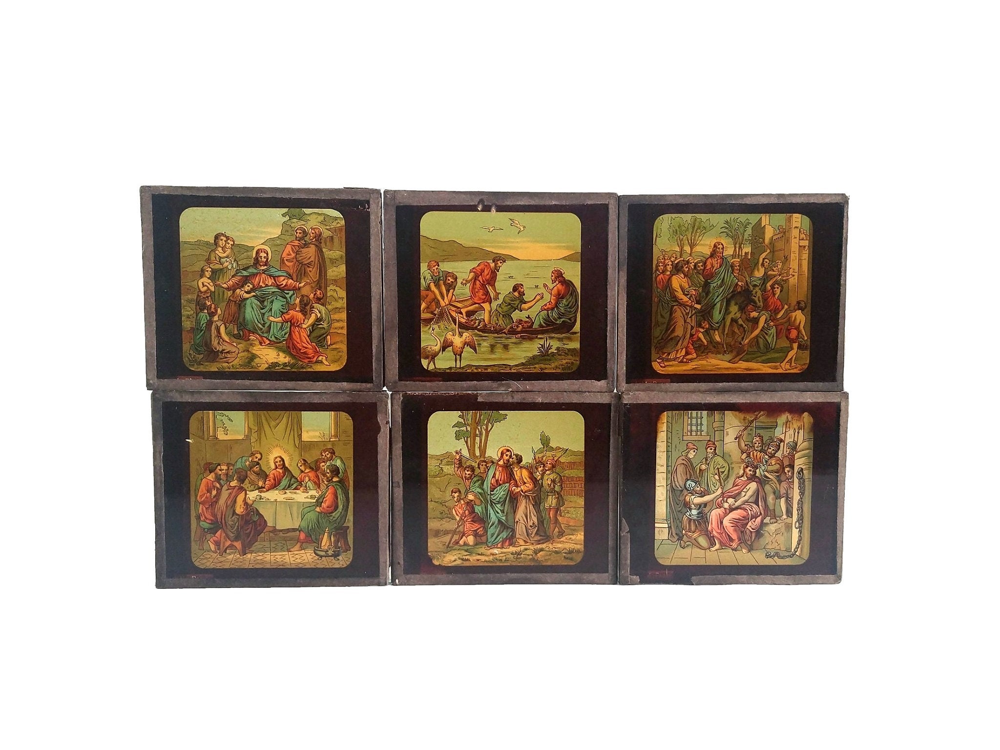 Memorabilia Antique magic lantern slide, Art & Collectibles etna.com.pe