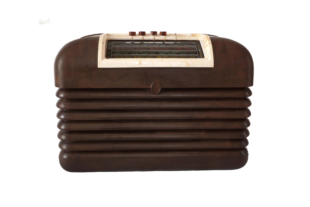 Art Deco Bakelite Bush Radio, Collectible Old Transistor - Etsy