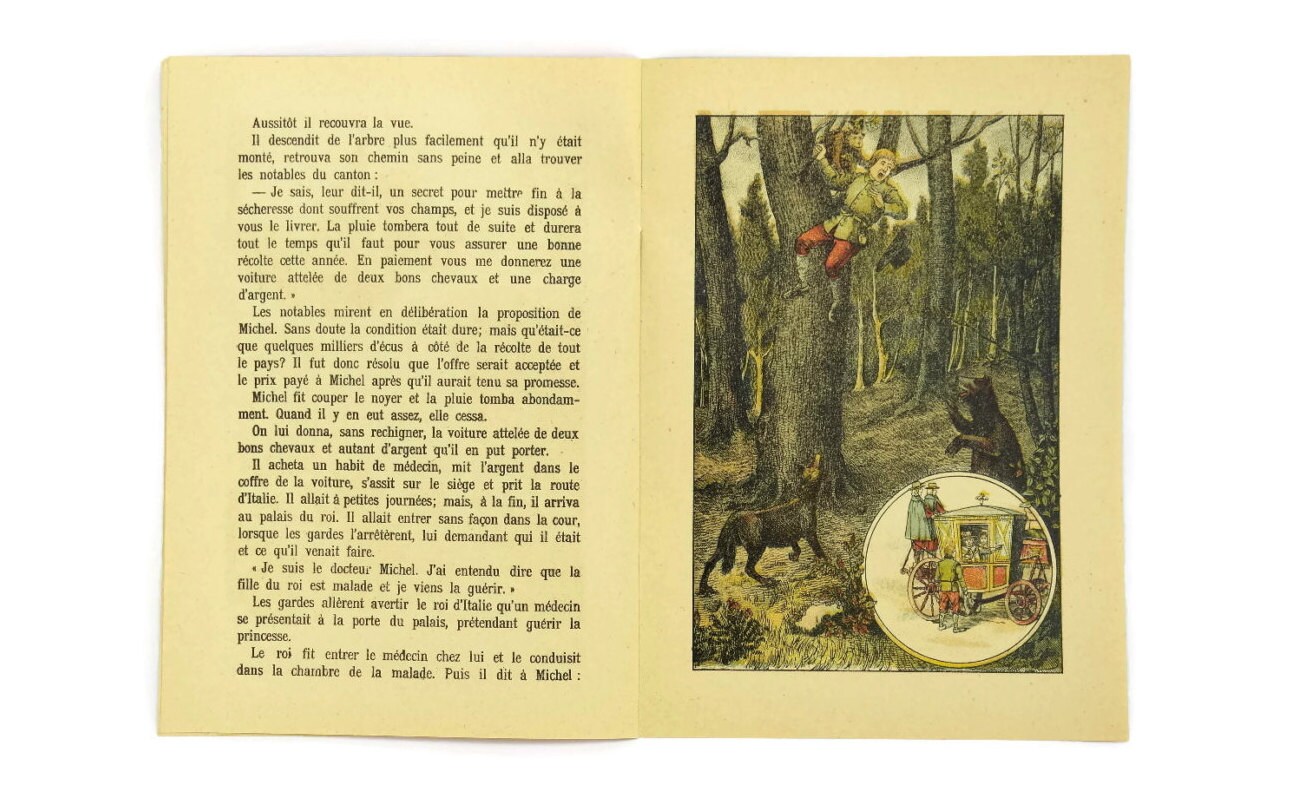 French Antique Story Book For Children French Book With Pellerin French Antique Story Book For Children French Book With Pellerin