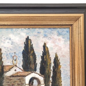 French Country Church Painting of Chapel Saint Sixte in Eygalieres ...