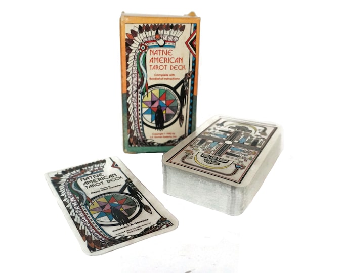 Vintage Native American Tarot Deck, Fortune Telling, Astrological and ...