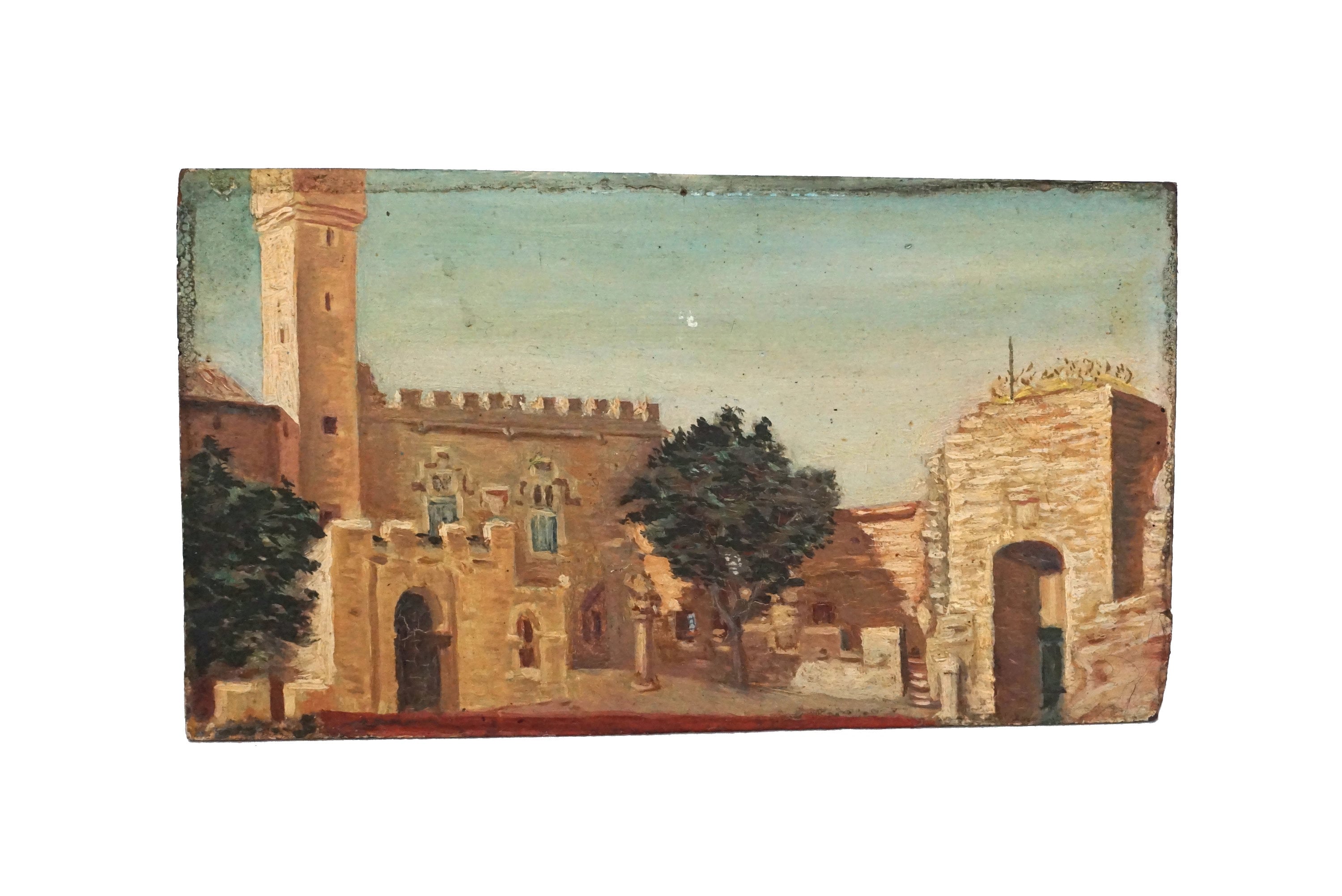 Medieval French Castle Painting
