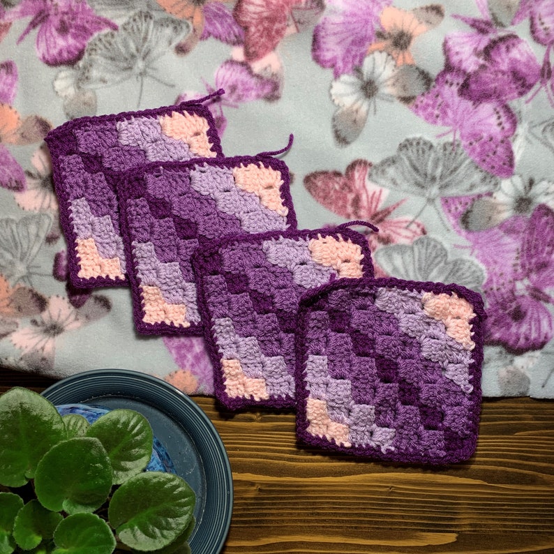 Diagonal Granny Square Pattern - Etsy