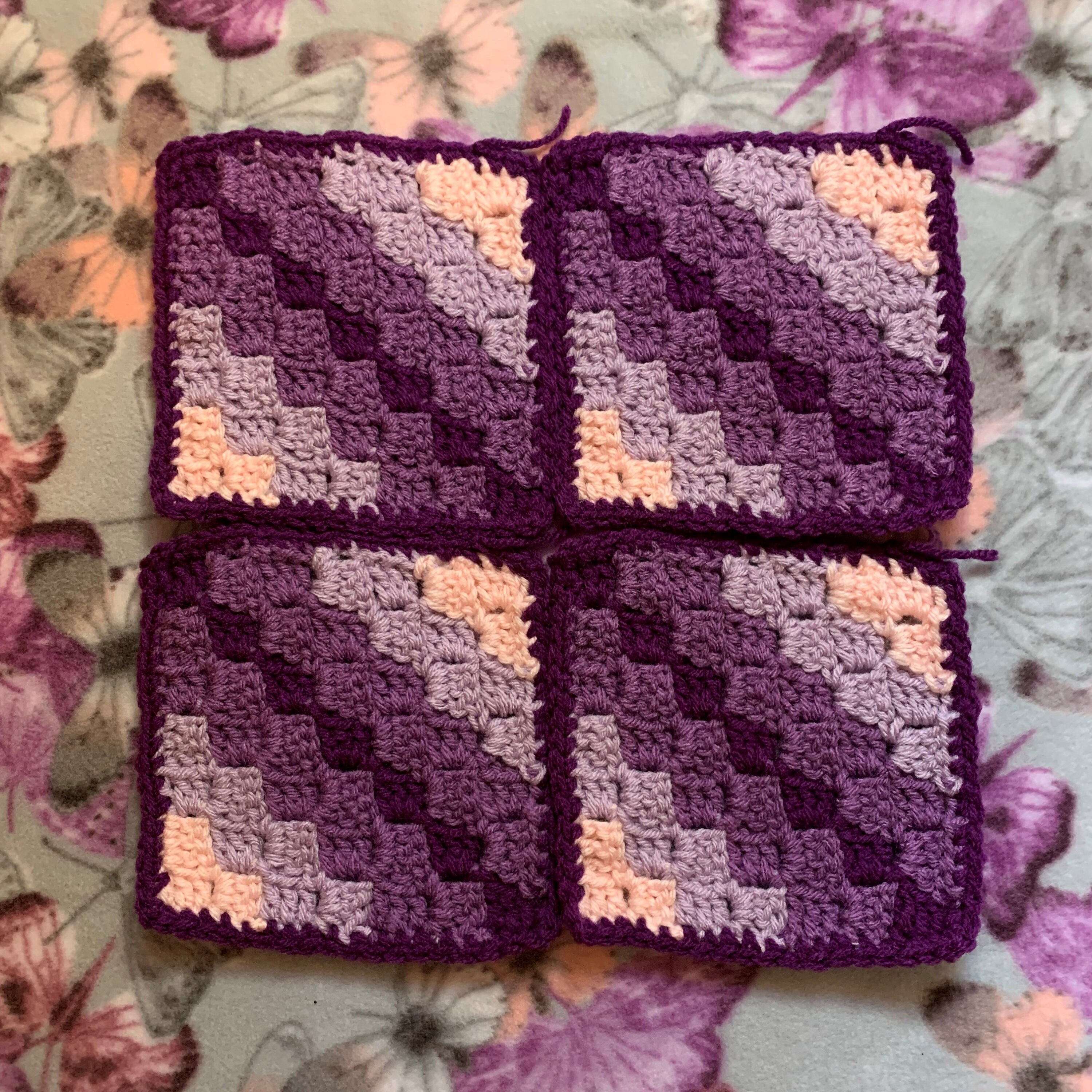Diagonal Granny Square Pattern - Etsy