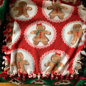 Gingerbread Christmas Quilt - Etsy