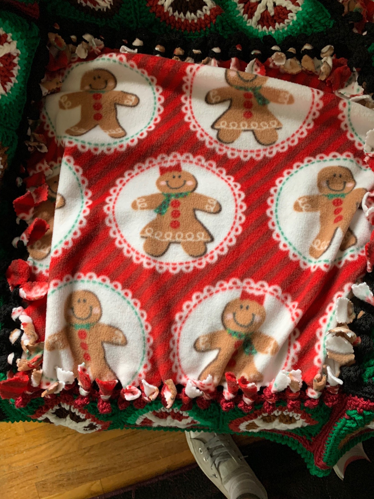 Gingerbread Christmas Quilt - Etsy
