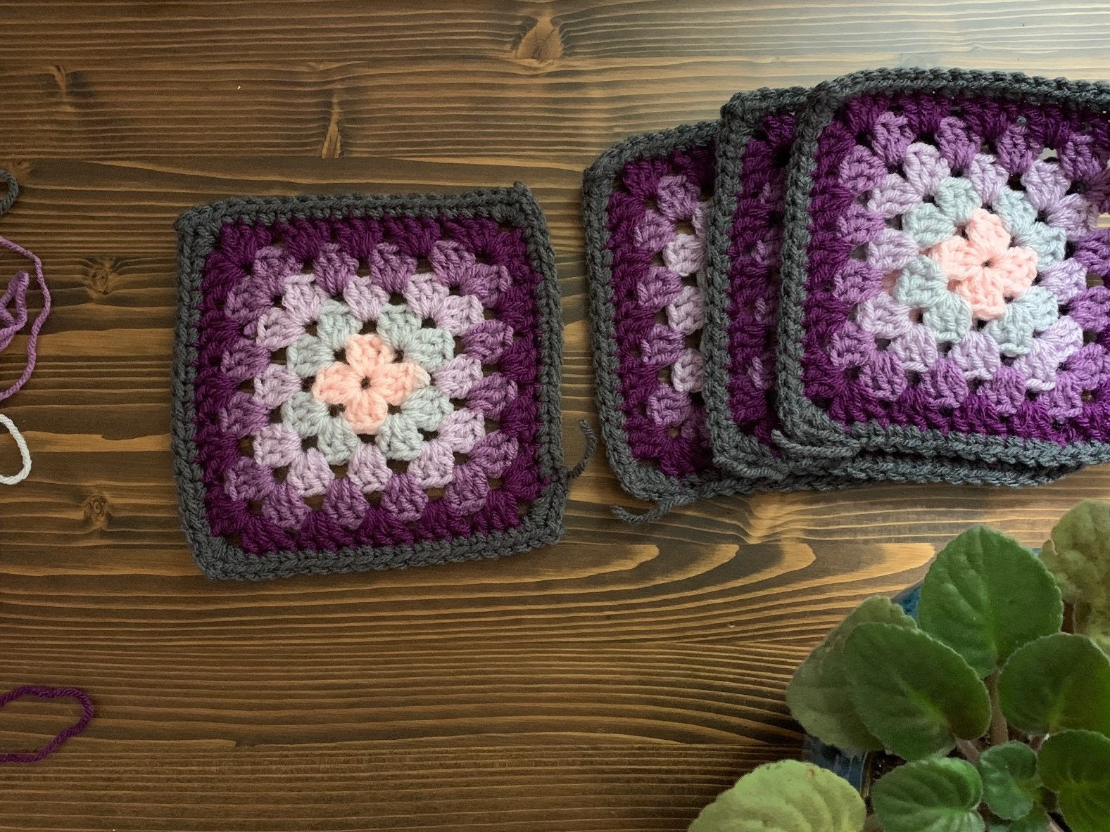 Granny Square With Border Pattern - Etsy