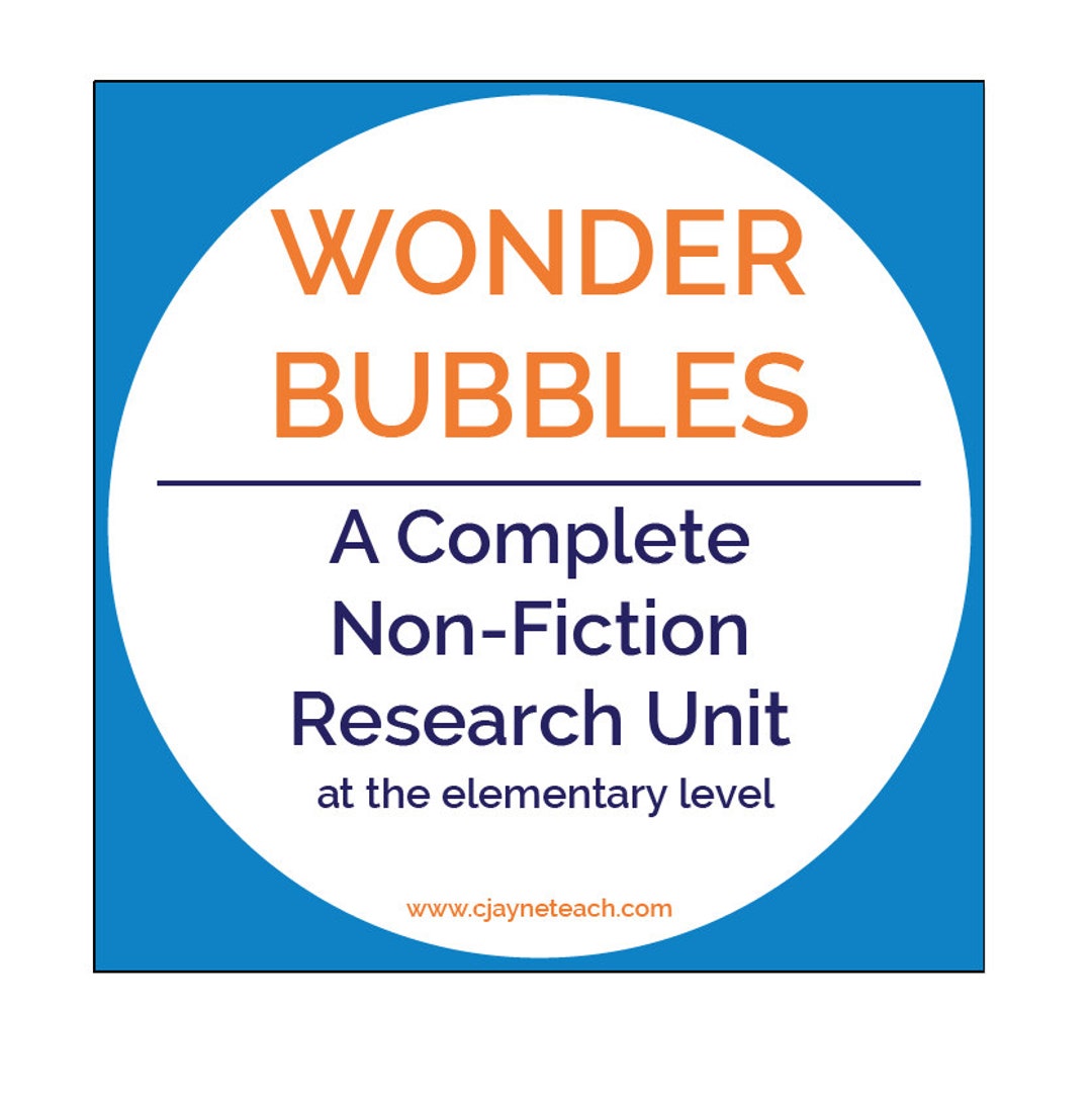 Non-fiction Research Unit: Elementary Grades - Etsy