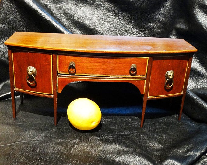 Miniature Sheraton Sideboard, Handmade Antique - Etsy