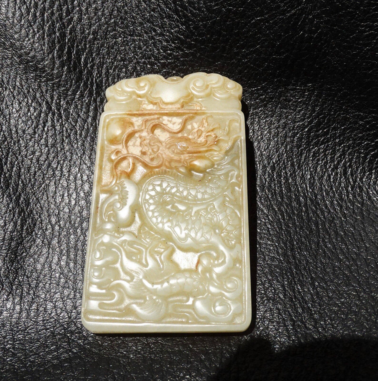 Jade Pendant Plaque Natural Yellow Nephrite 18th/19th C. - Etsy