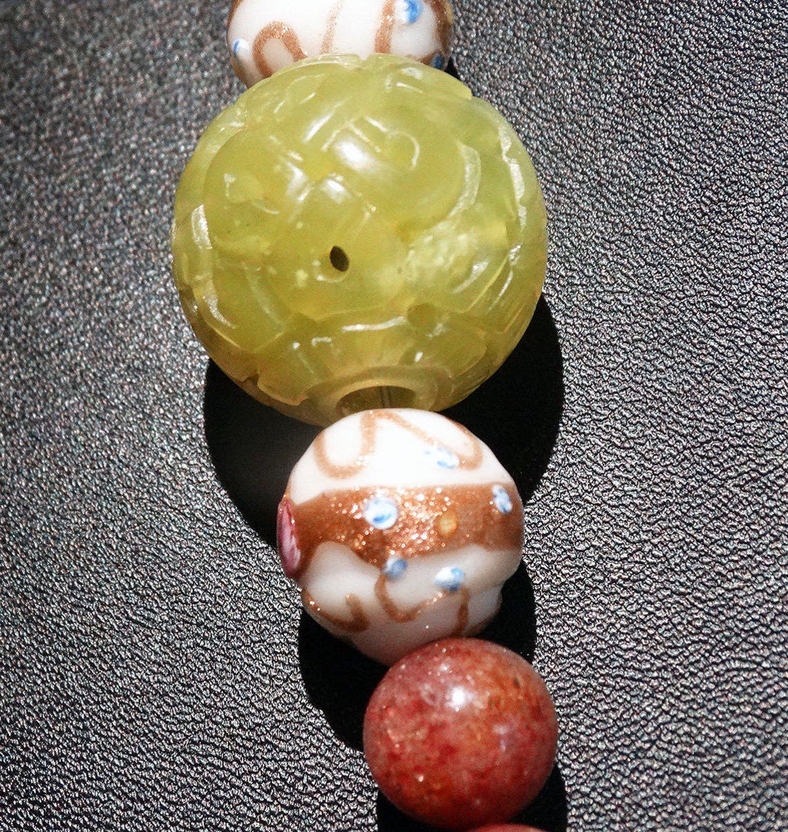 RARE Bead Necklace, Chinese Court Beads, Qing Dynasty 1800s Vintage - Etsy