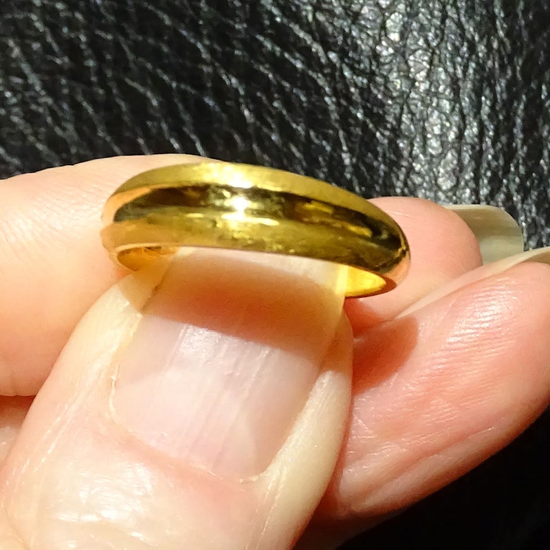 24k Gold Ring - Etsy