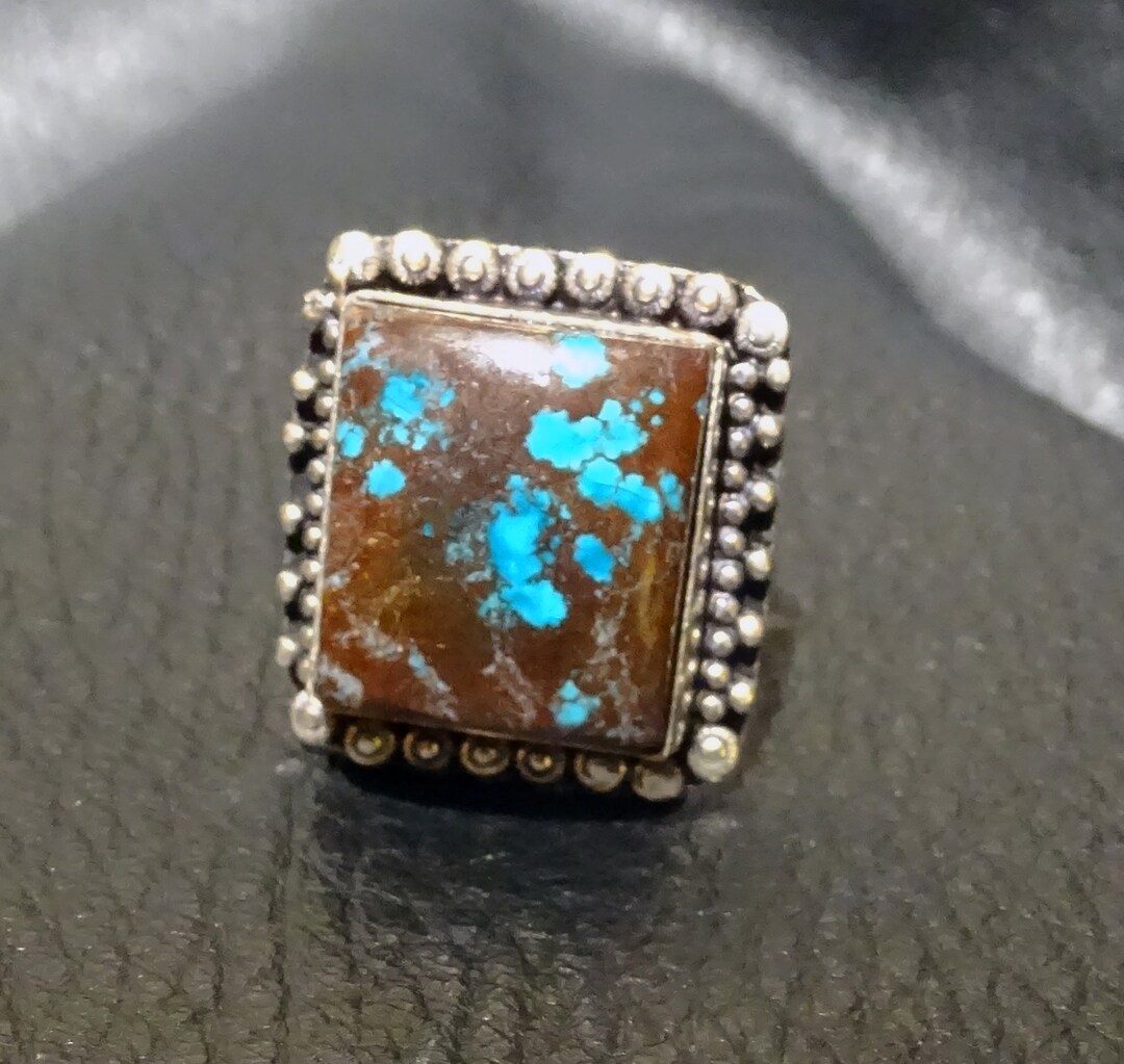 RARE Bisbee Turquoise Ring, Vintage Sterling, Vintage Jewelry - Etsy
