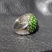 Siberian Emerald Ring, Sterling - Etsy