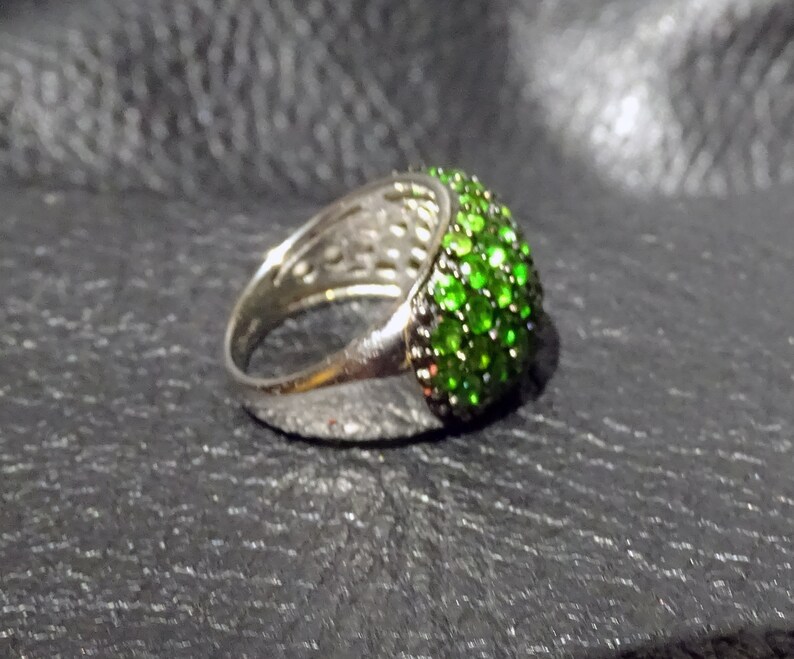Siberian Emerald Ring, Sterling - Etsy
