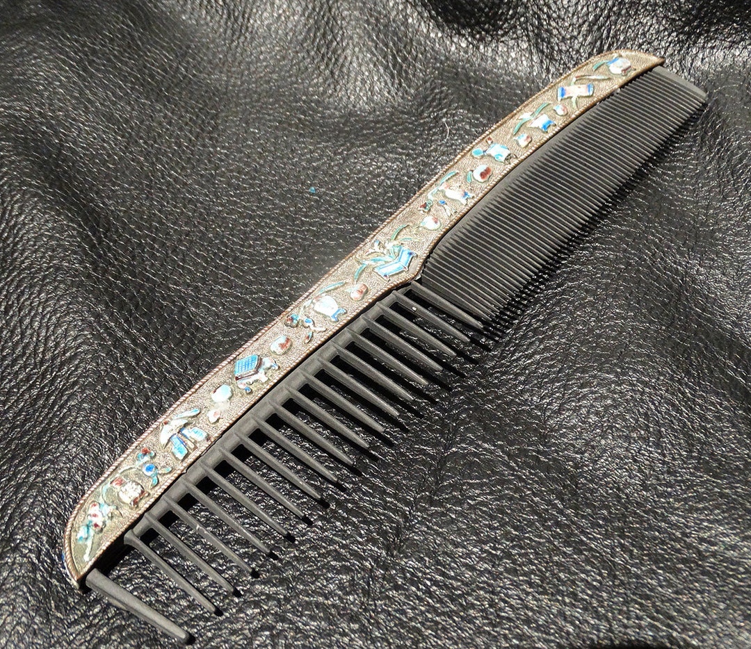 Chinese Enamel Comb Antique Circa 1900 - Etsy