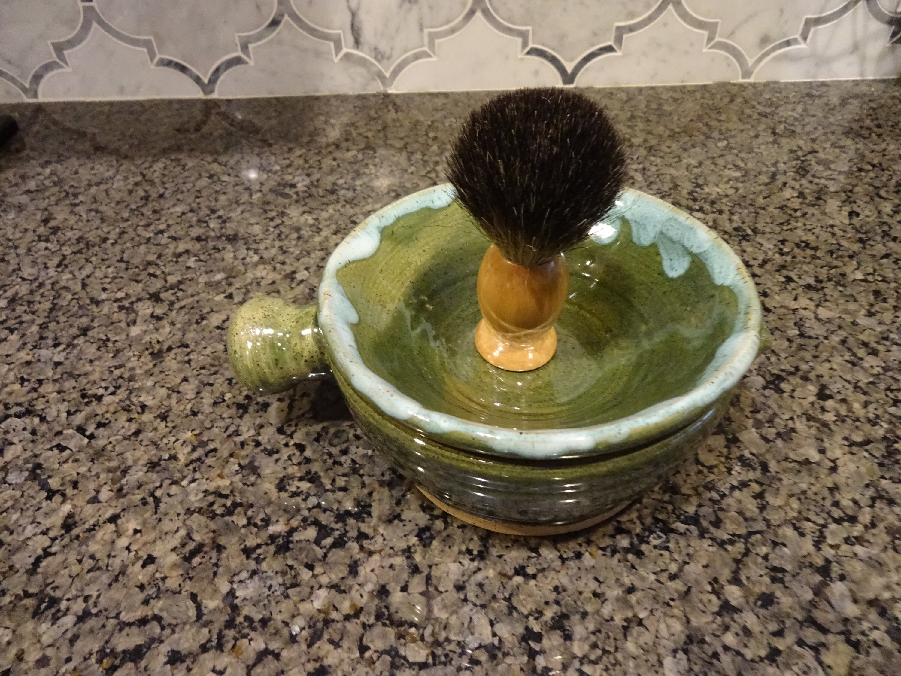 Shaving Scuttle, Hot Shave, Wet Shaving, Wheel Thrown, Ceramic ,pottery ...