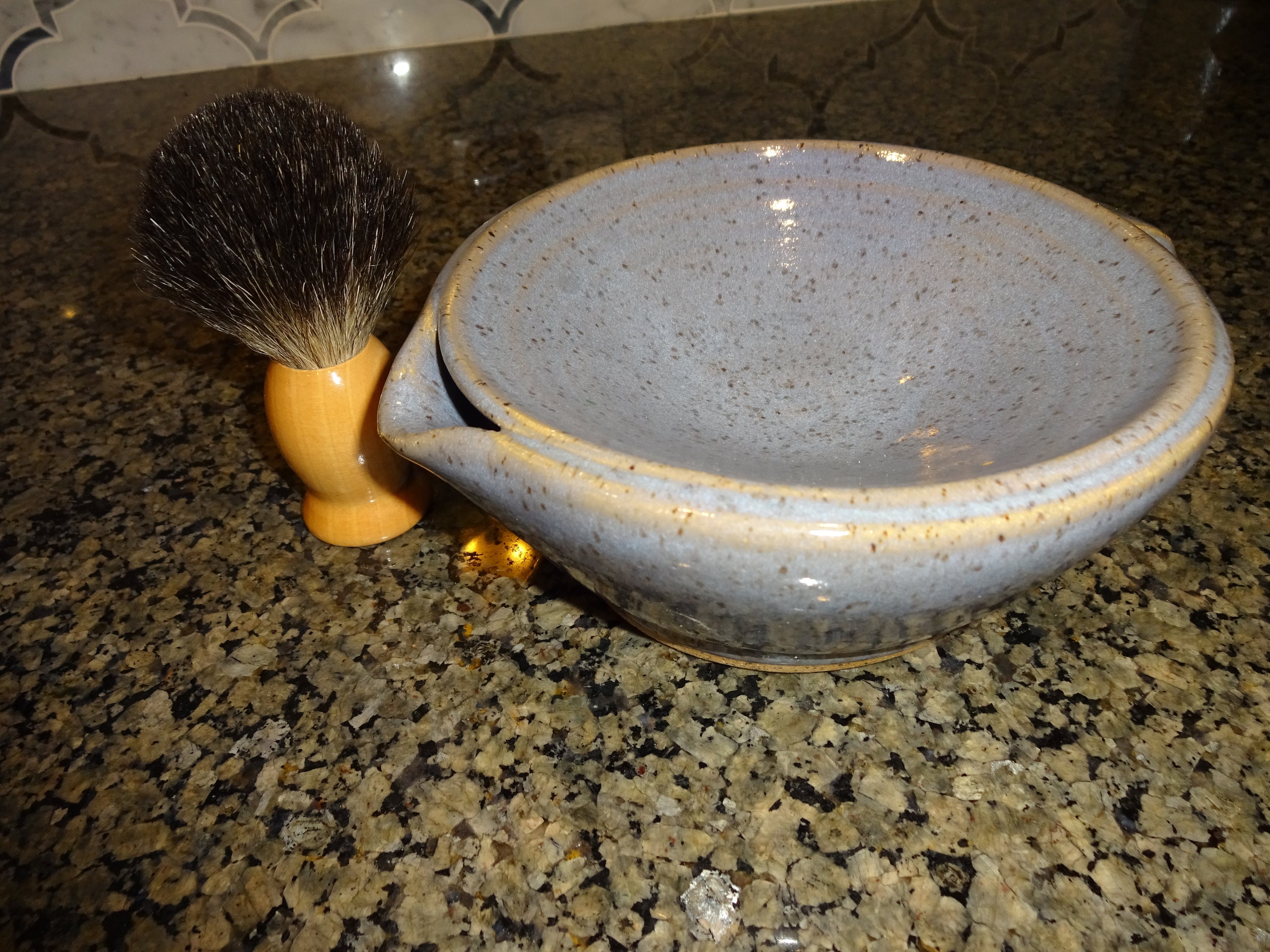Shaving Scuttle Hot Shave Wet Shaving Wheel Thrown Ceramic - Etsy