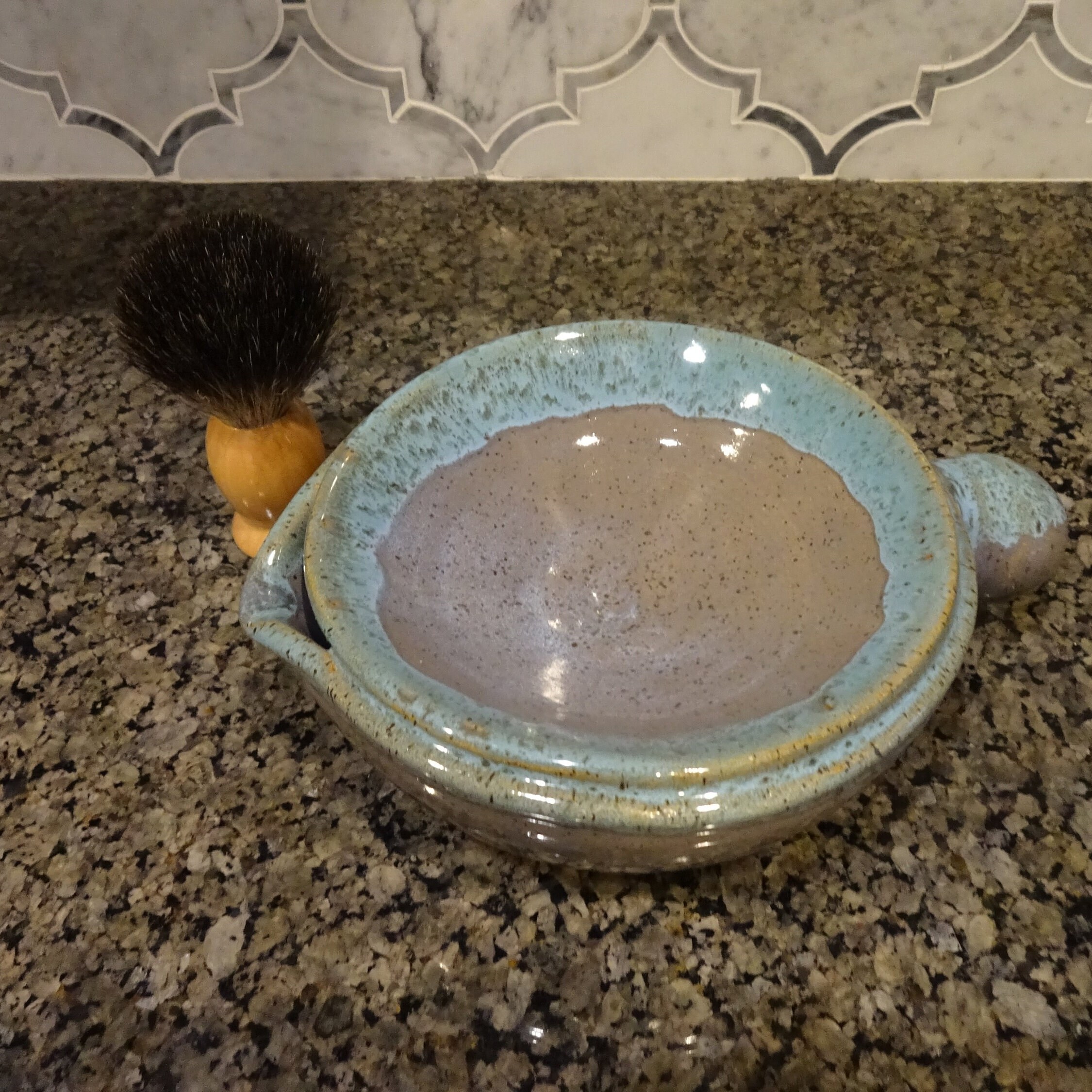 Shaving Scuttle Hot Shave Wet Shaving Wheel Thrown Ceramic - Etsy