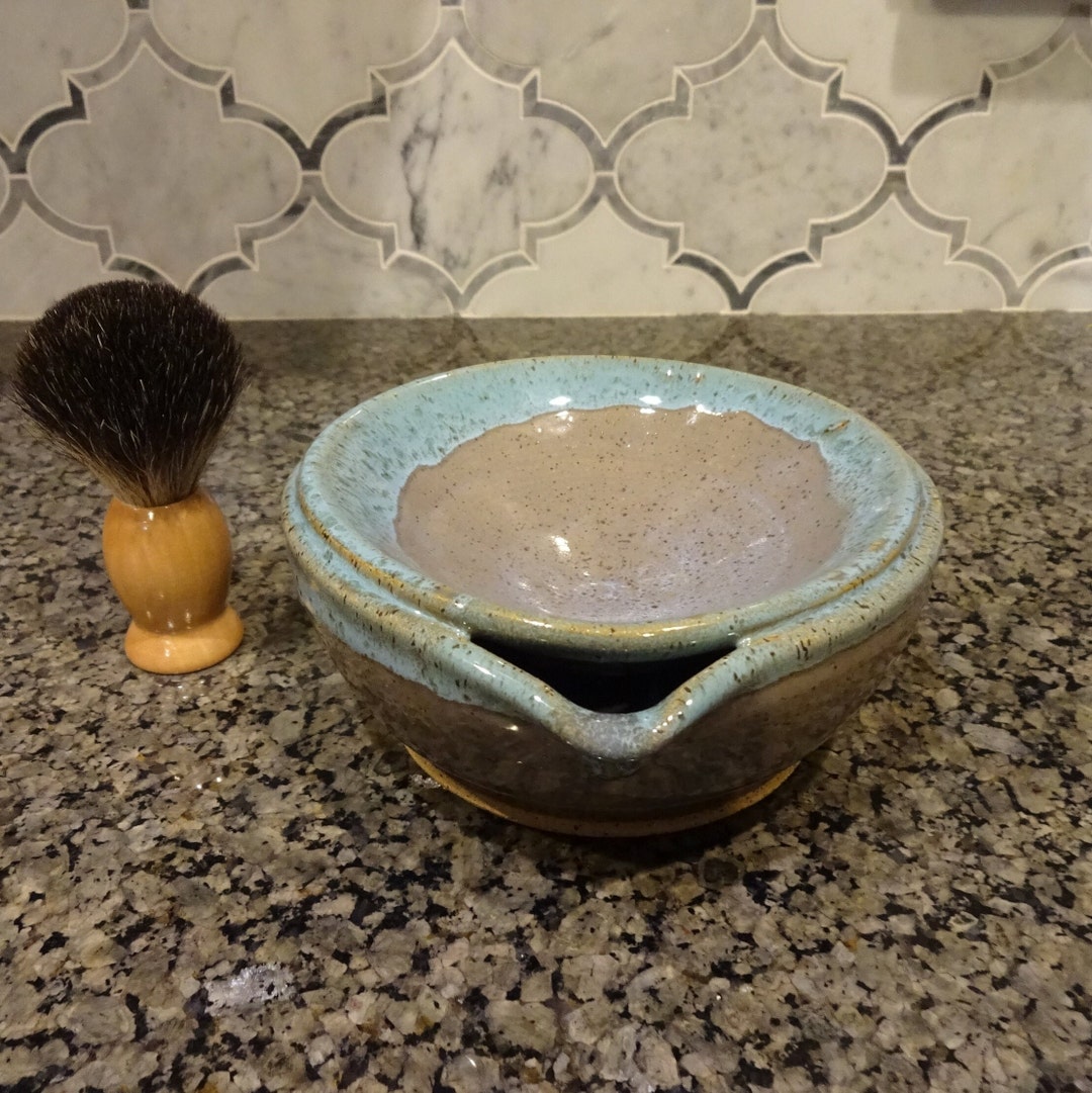 Shaving Scuttle, Hot Shave, Wet Shaving, Wheel Thrown, Ceramic ,pottery ...