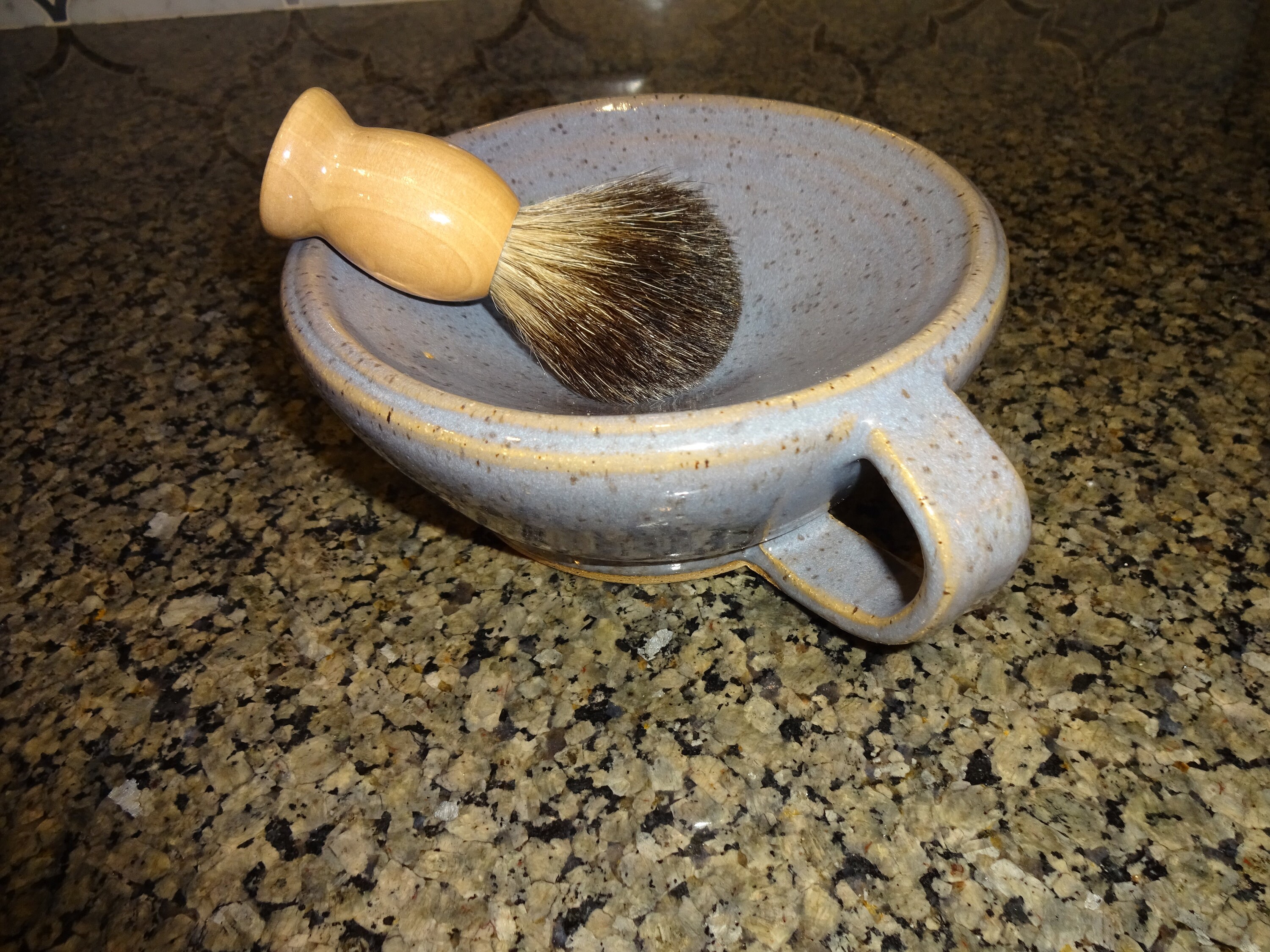 Shaving Scuttle Hot Shave Wet Shaving Wheel Thrown Ceramic - Etsy