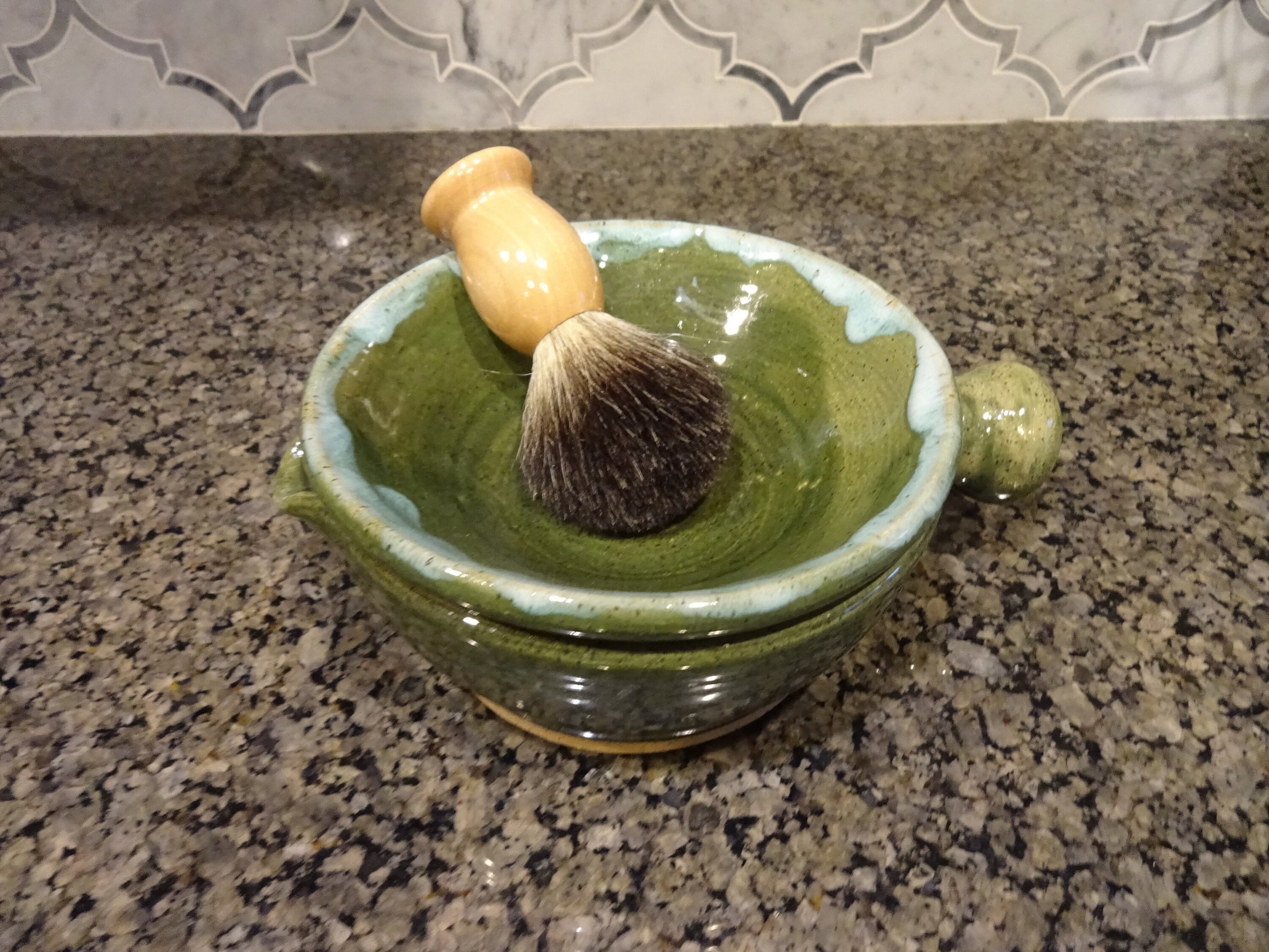Shaving Scuttle, Hot Shave, Wet Shaving, Wheel Thrown, Ceramic ,pottery ...
