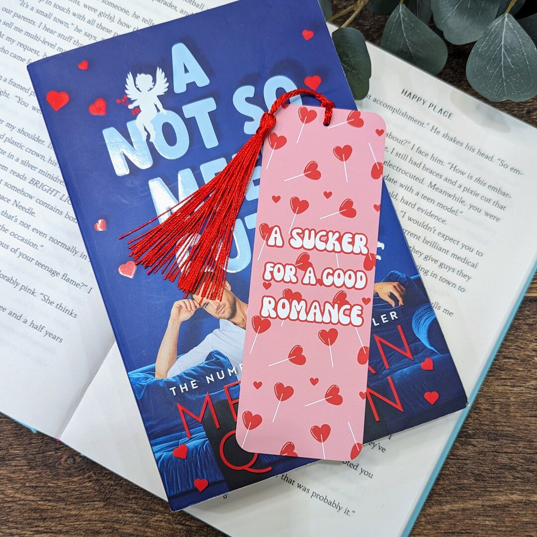 Sucker for Romance Bookmark | Bookish & Beyond | Bookmarks for ...