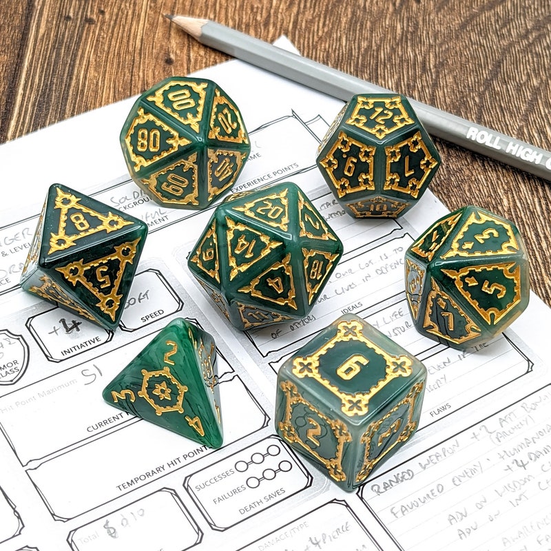 Polyhedral Dice Set - Etsy