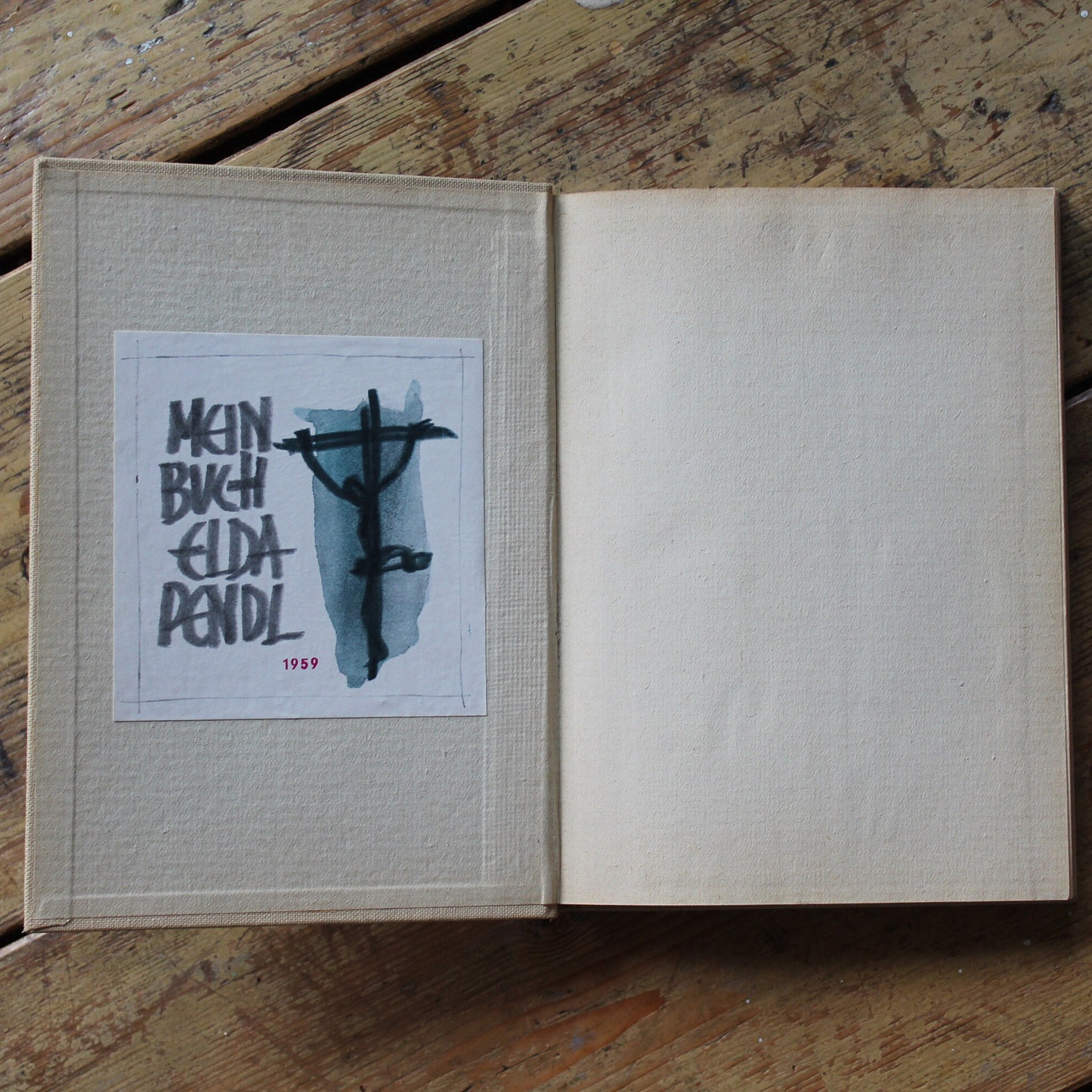 Vintage German 50s Botanical Illustrated Book Winters ...