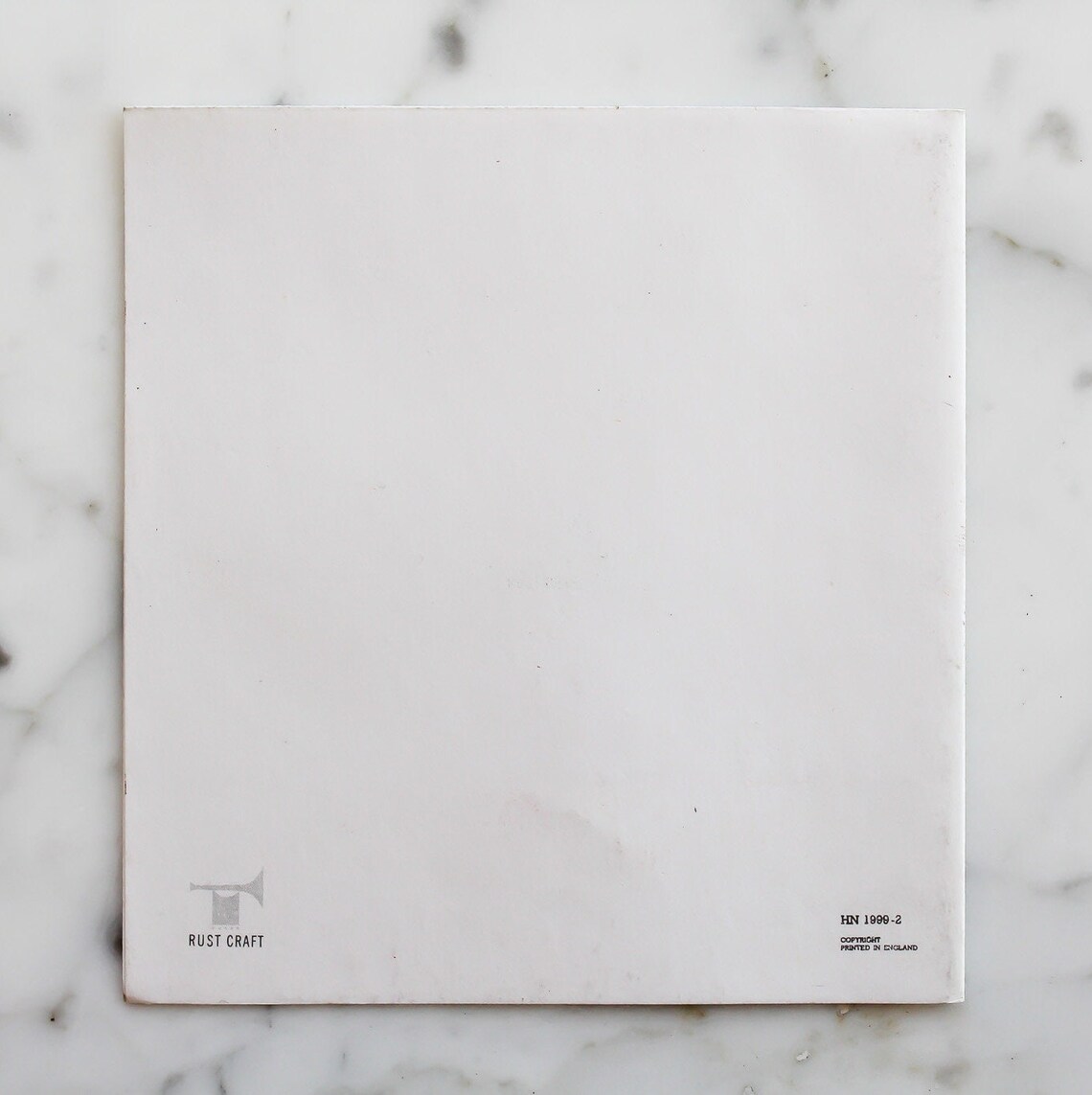 2 Vintage Mid Century Rust Craft Cards,card Stationery, Vintage Fold a ...