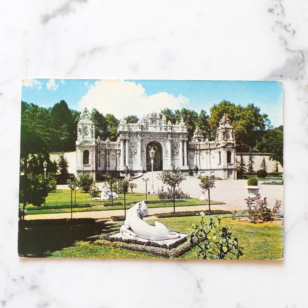 Vintage Postcard, ISTANBUL Ve şaheserleri Dolmabahçe Palace Dolmabahçe ...