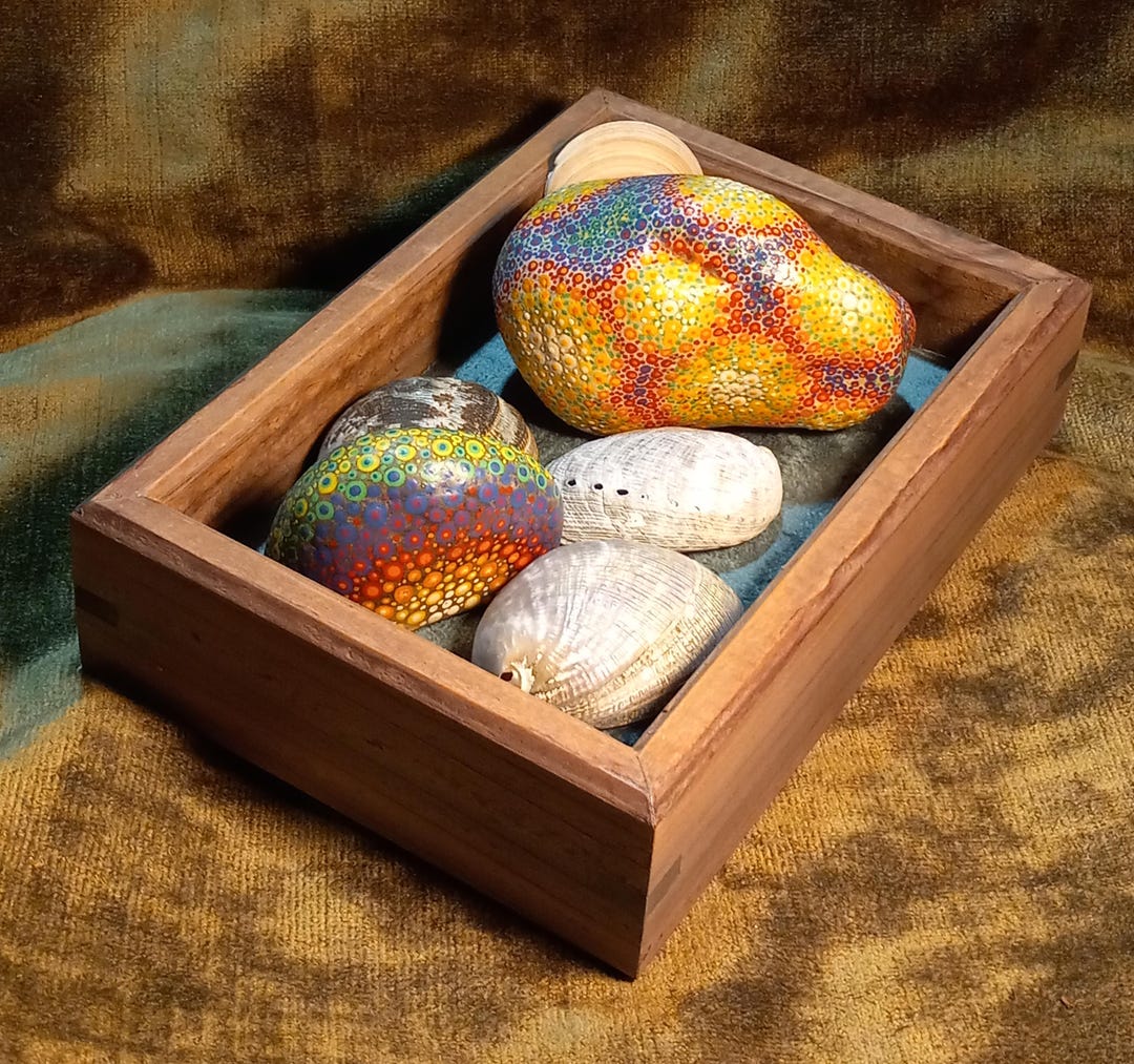 Catch All Box Tray Small Catch-all Cedar Box With Green Velvet Bottom 5 ...
