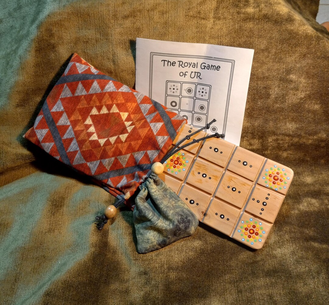 Board Game the Royal Game of Ur Game of Twenty Squares Oldest Strategy ...