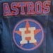 Rhinestone Astros Jean Jacket-dark Denim-custom Made - Etsy