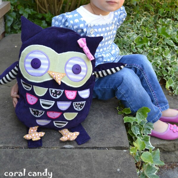 Owl Backpack - Etsy