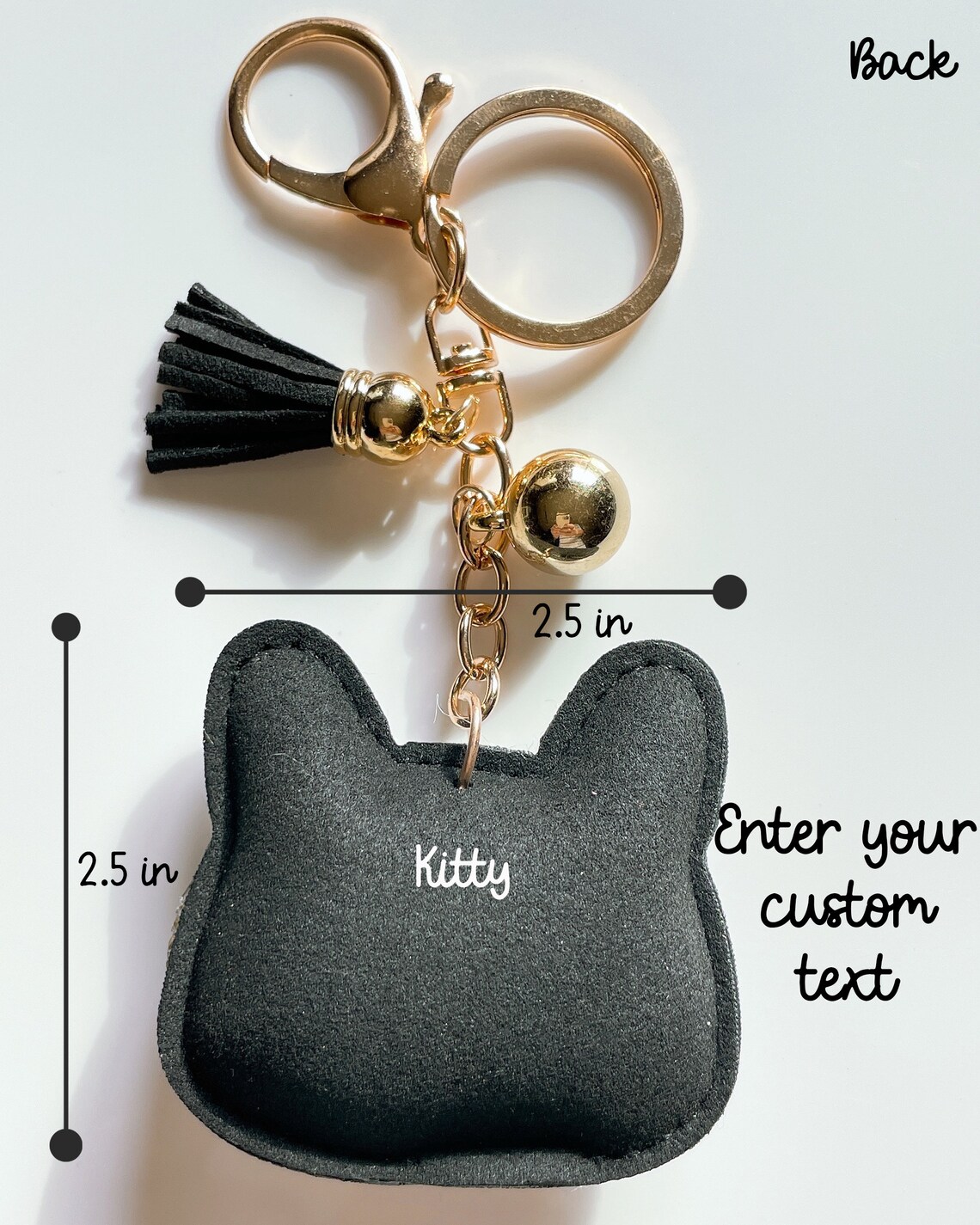Bling Cat Puffy Custom Rhinestone Keychain Cat Puffy Backpack - Etsy