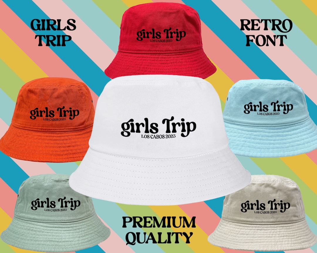 Girls Trip Bucket Hat, Girls Weekend Hat, the Party Hat, Party Favors ...