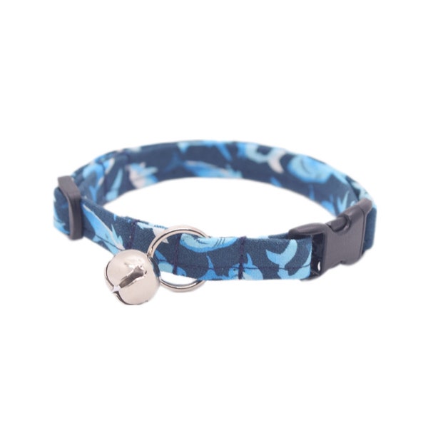 Blue Cat Collar - Etsy