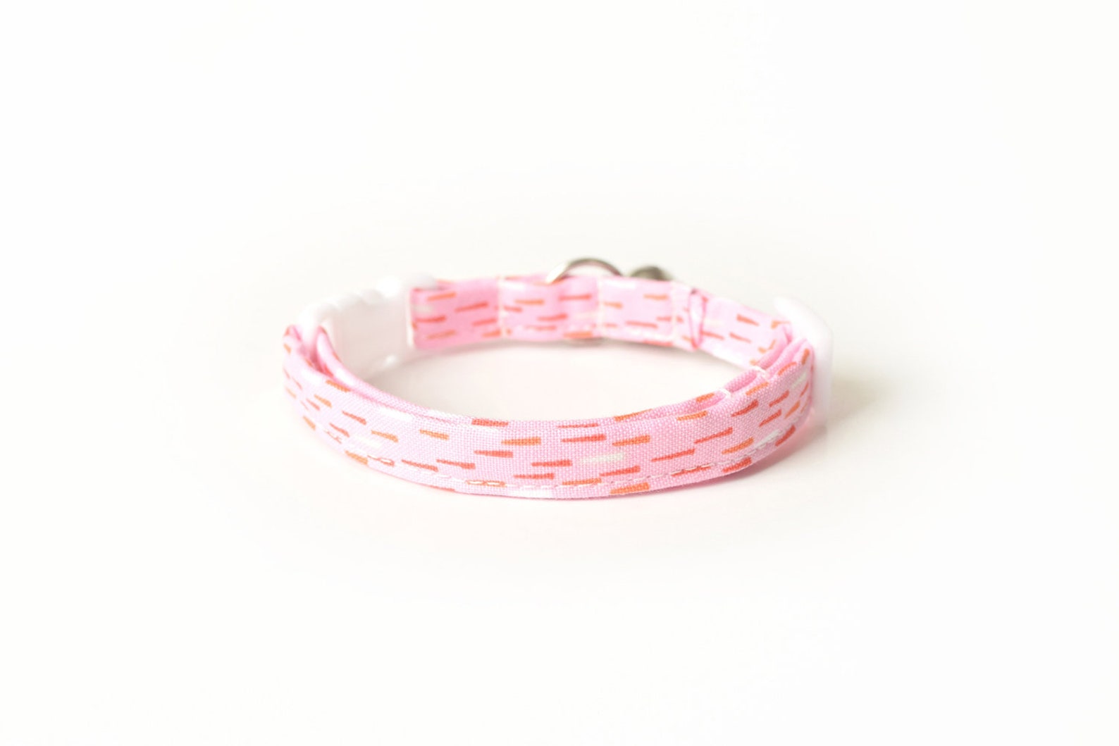 Pink Cat Collar, Breakaway Cat Collar, Pastel Pink Kitten Collar ...