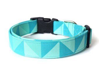 Blue dog collar | Etsy