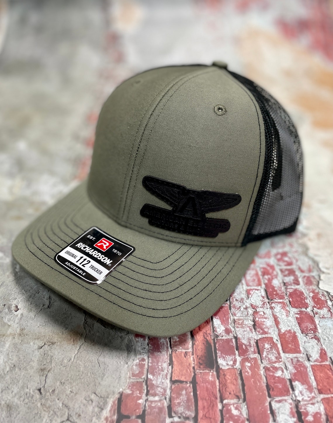 Custom Leather Patch Hat Laser Engraved Logo | Etsy