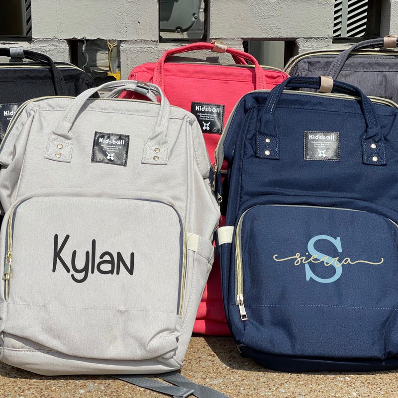 Monogrammed Diaper Bags - Etsy