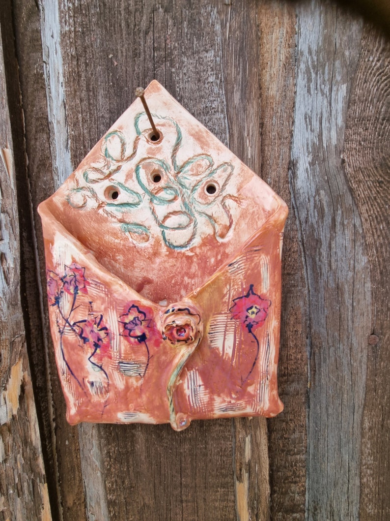 Ceramic Envelope Wall Decor - Etsy