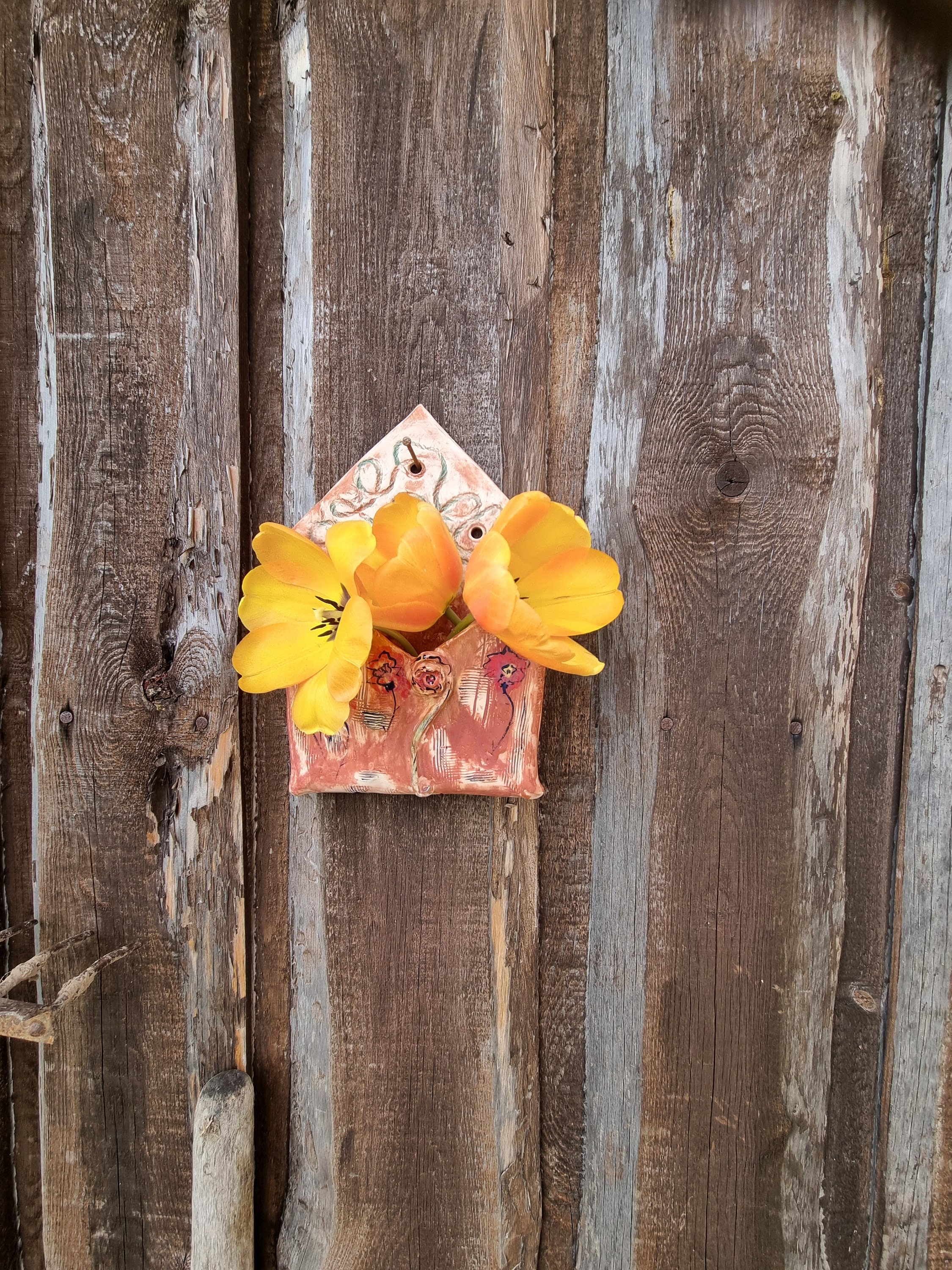 Ceramic Envelope Wall Decor - Etsy