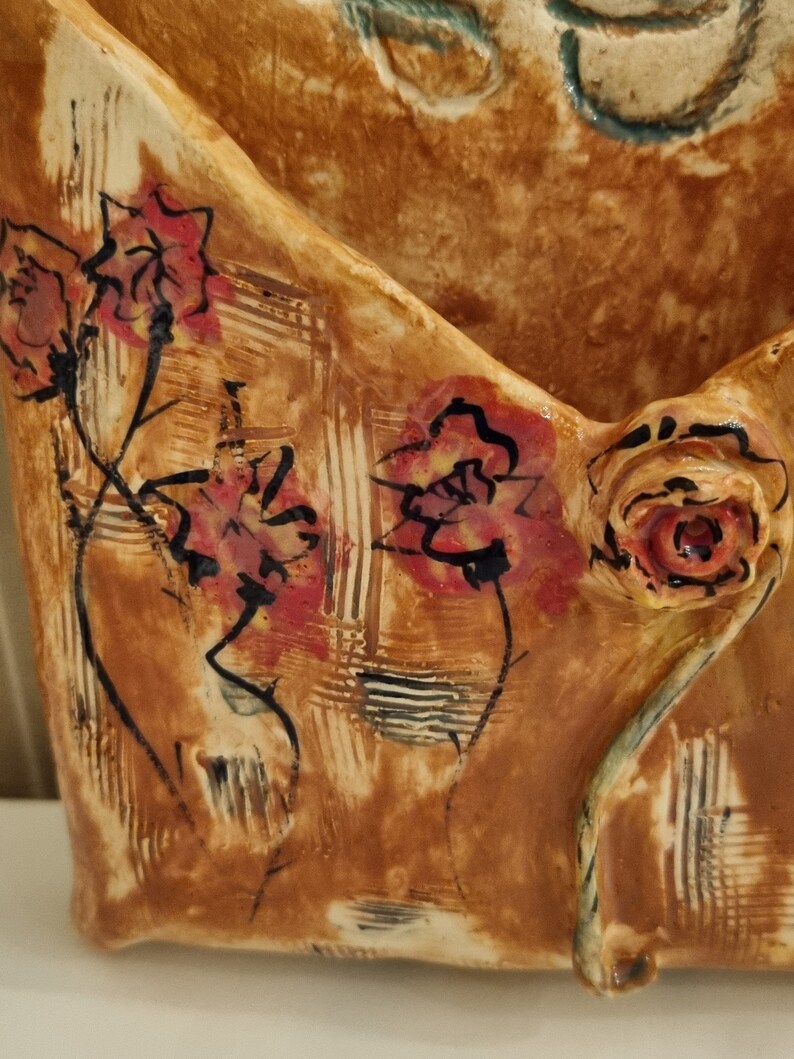 Ceramic Envelope Wall Decor - Etsy